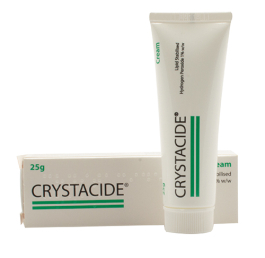 Crystacide Cream 1% Hydrogen Peroxide 25g | Canonbury