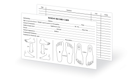 Patient Record Cards Standard White